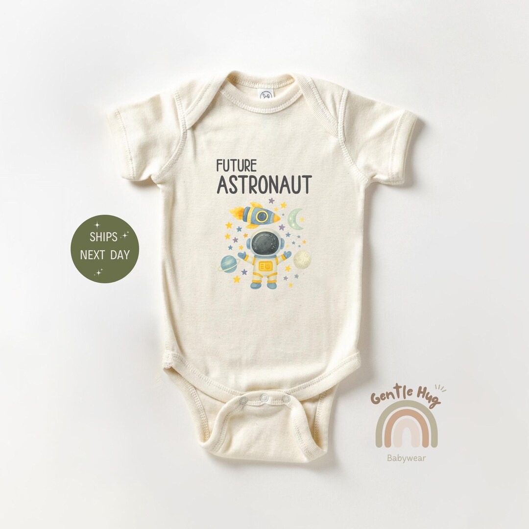 Future Astronaut Apparel, Space Baby Bodysuit, Natural Galaxy Baby Gift ...