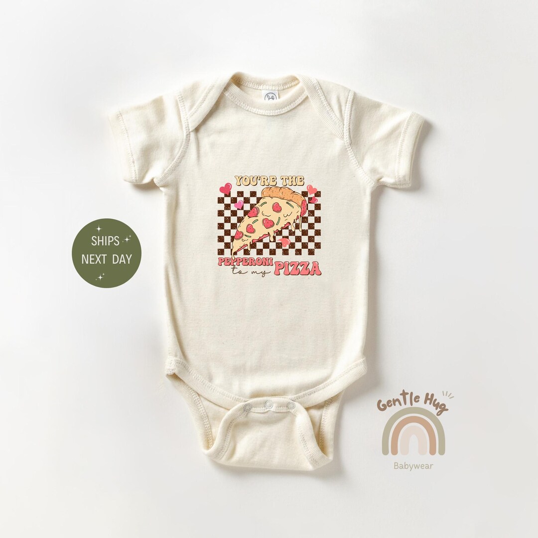 You Are the Pepperoni to My Pizza Bodysuit, Cute Pizza Baby Onesie ...