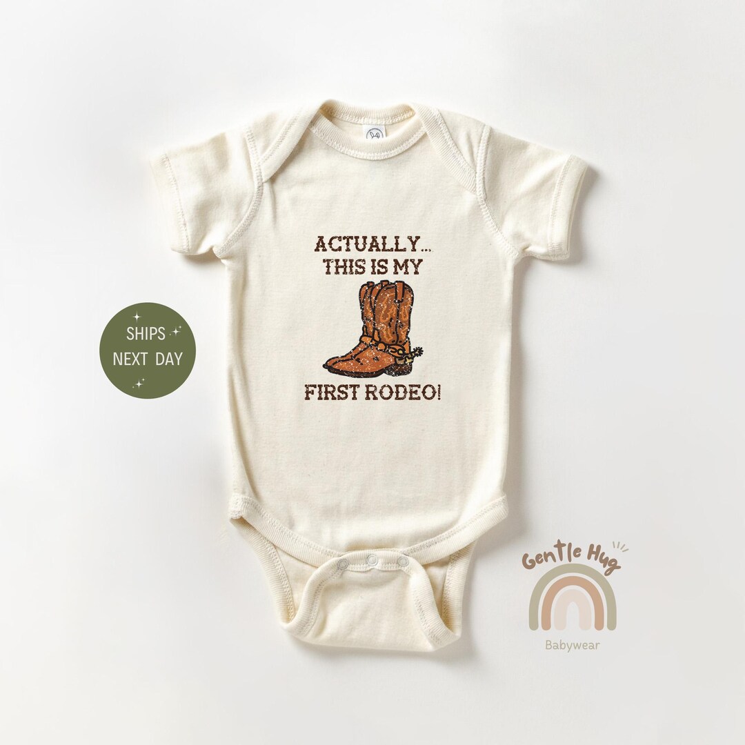 This is My First Rodeo Bodysuit, Horse Rodeo Baby Onesie®, Cute Rodeo ...