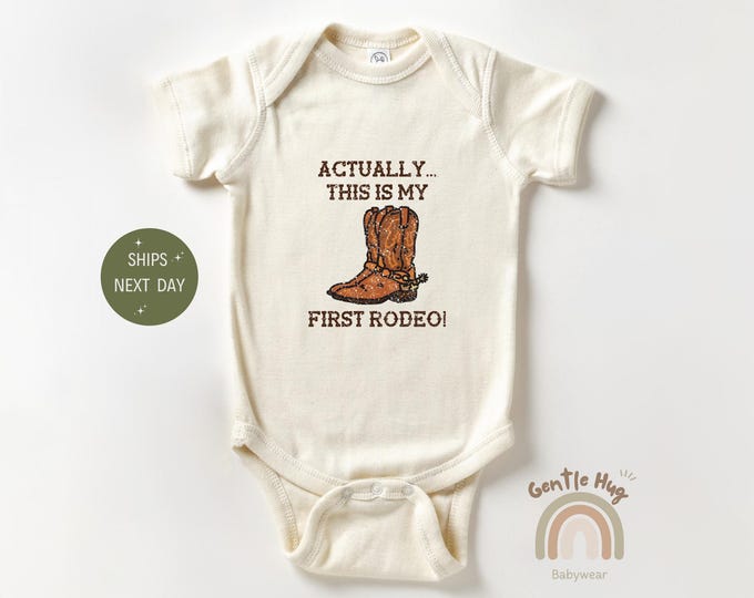 This is My First Rodeo Onesie®, Horse Rodeo Baby Bodysuit, Cute Rodeo ...