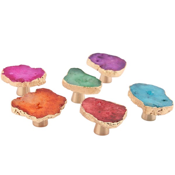 Geode Dresser Knobs - Etsy