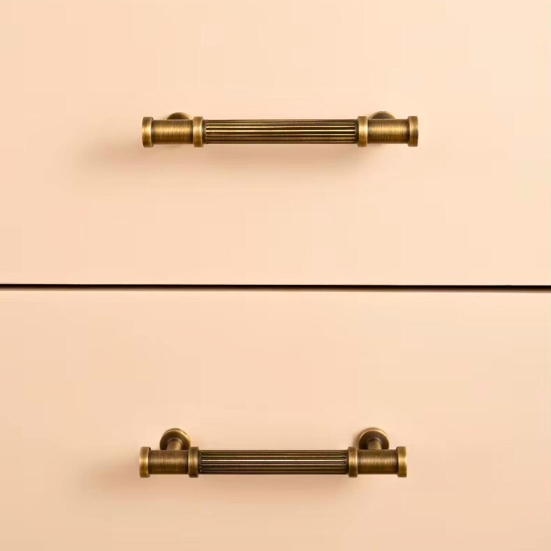 Brass Cabinet Handles – Greco Roman Column Knobs and Pulls – for ...