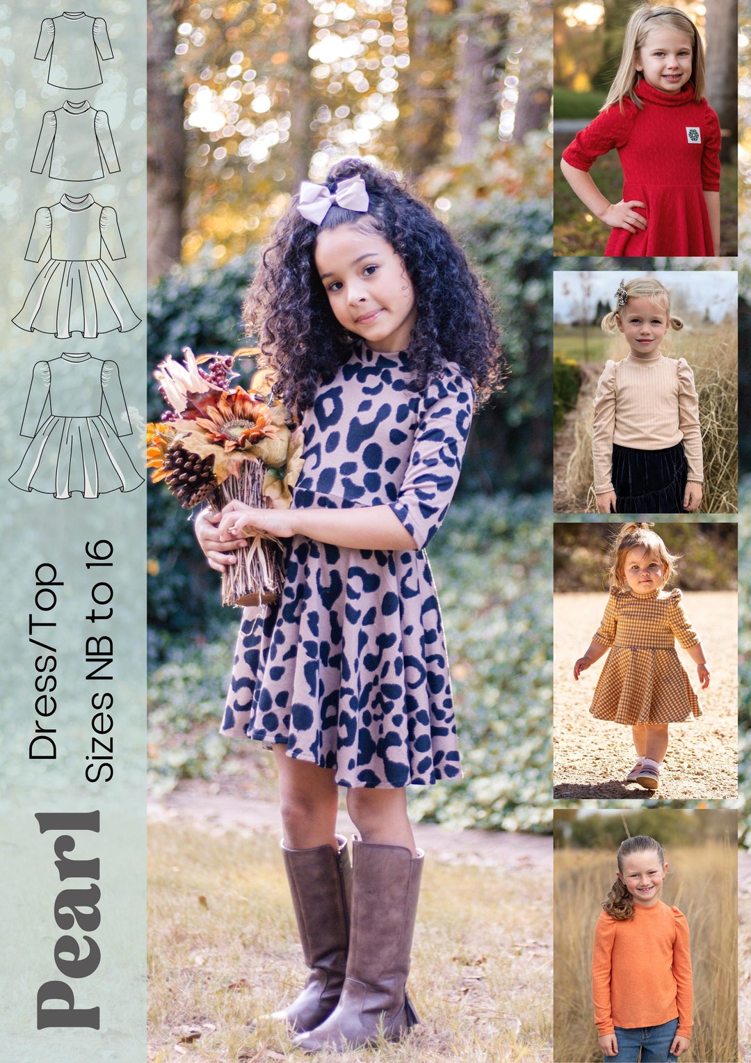 Pearl Dress/top PDF Sewing Pattern Anf Tutorial - Etsy