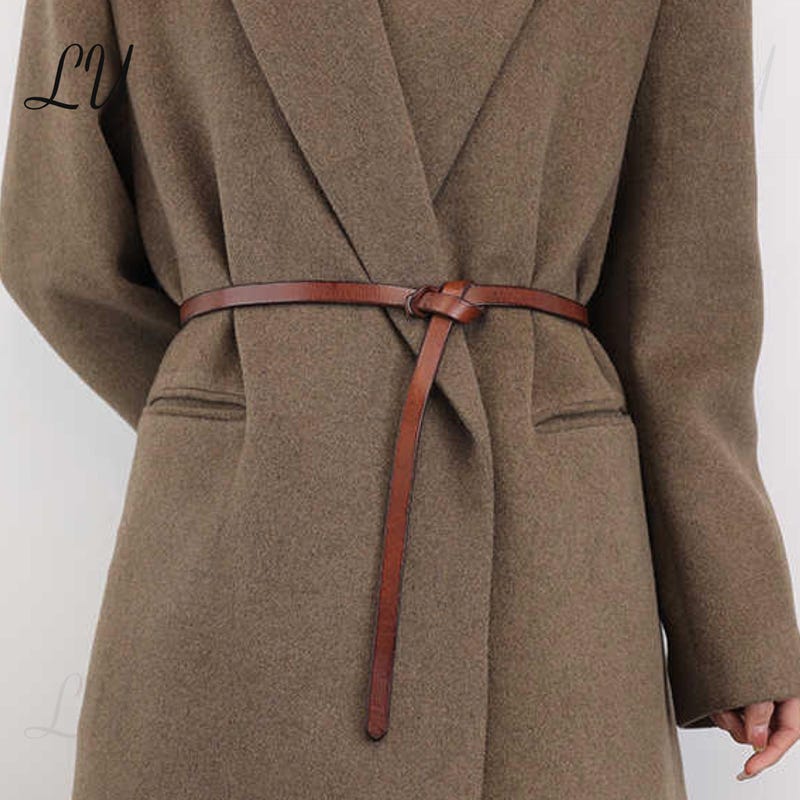 Leather Tie Belt - Etsy