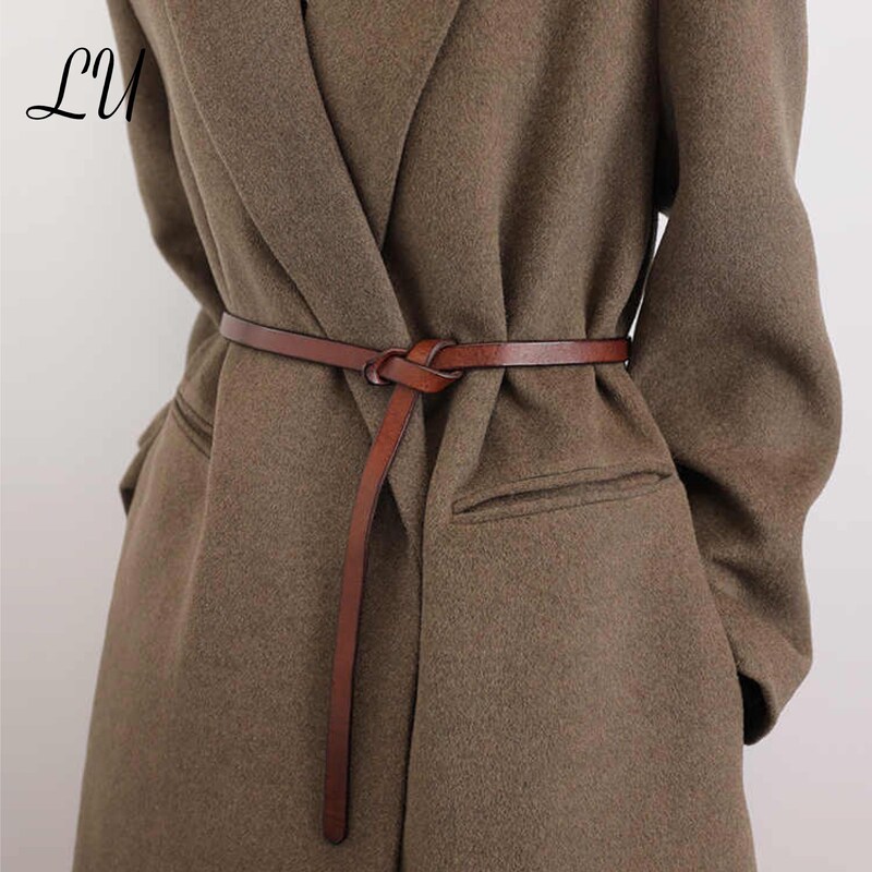 Leather Tie Belt - Etsy