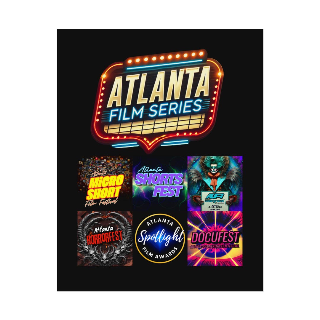 Atlanta Film Series Rolled Poster, Movie Poster, Movie Buff Home Decor ...