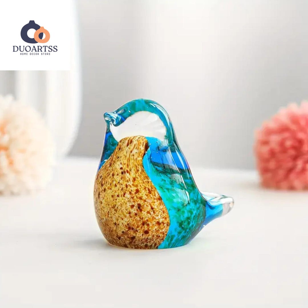 Crystal Glass Birds Colorful Bird Small Colorful Birds Beautiful ...