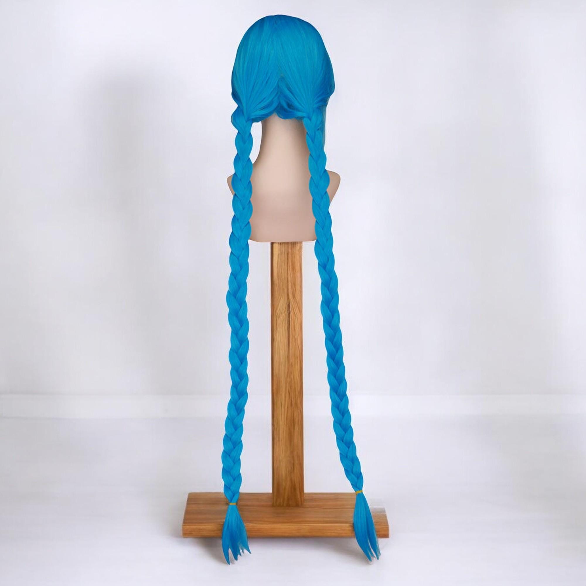 Jinx Wig Costume Anime Cosplay Costume, Wig Accessories, Halloween ...