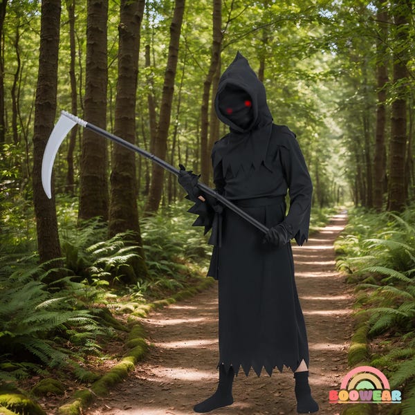 Kids Grim Reaper Costume - Etsy UK