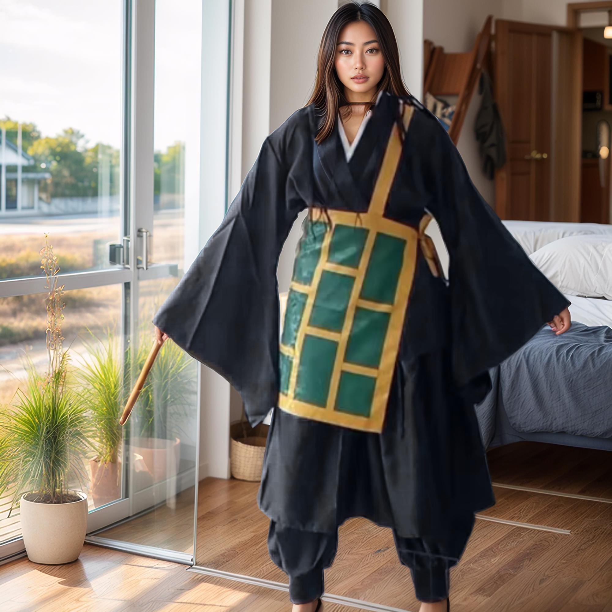 Jujutsu Kaisen Geto Suguru Costume, Halloween Cosplay, Black, Blue ...