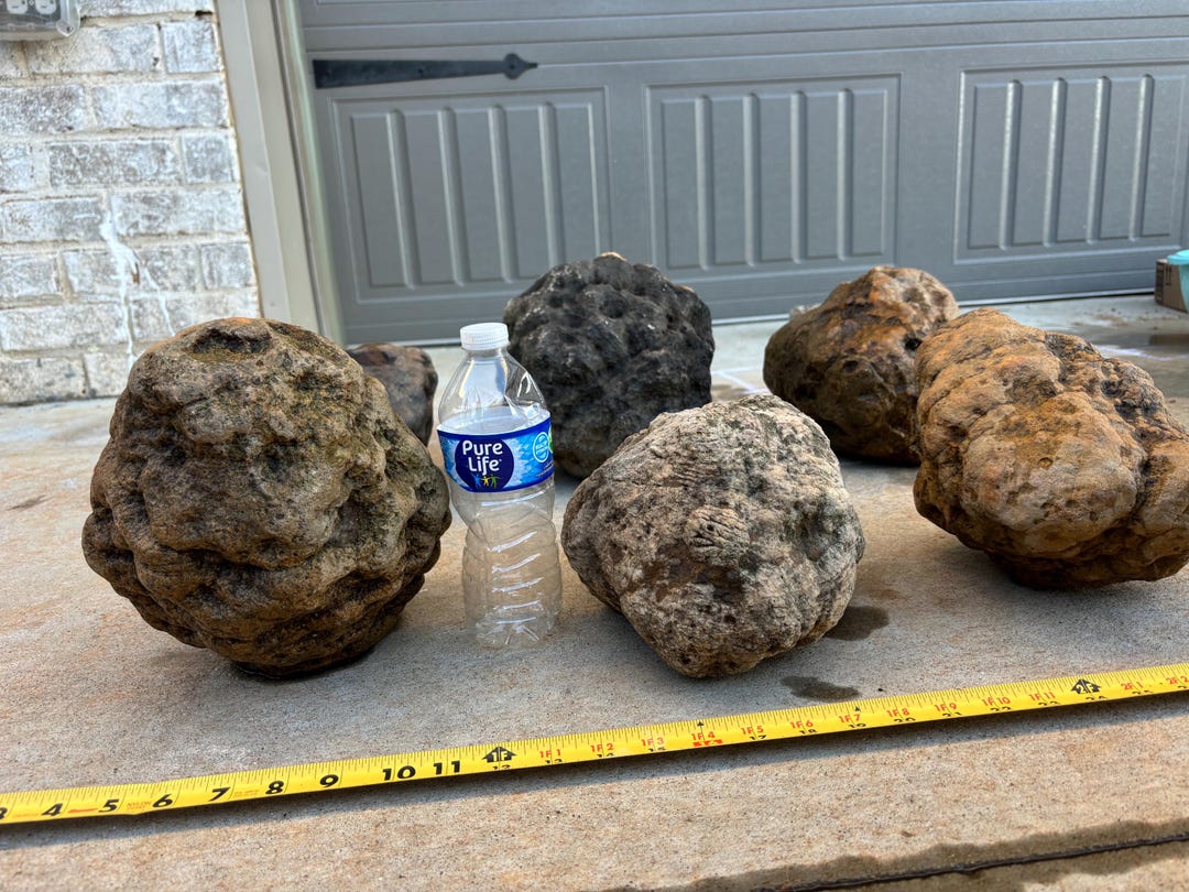 GIANT GEODE 25+ Pounds Unopened Kentucky Quartz Crystal Geodes ...