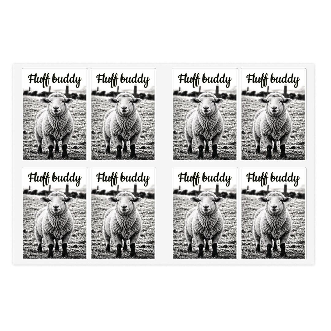 Fluff Buddy Sticker Sheets - Etsy
