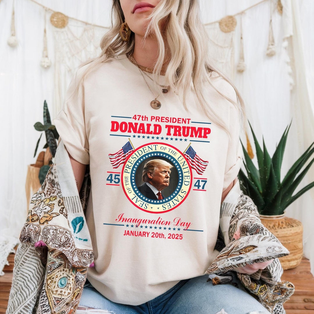 President Donald Trump Inauguration Day 2025 Unisex T-shirt, Sweatshirt ...