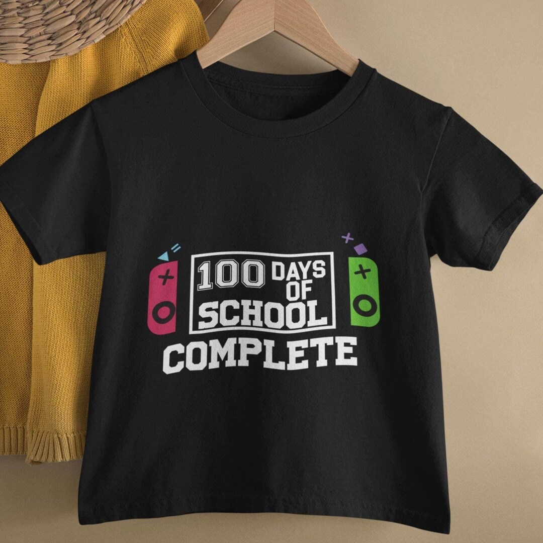 100 Days of School Complete Gamer Fun Design for Kids - Etsy
