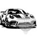 Porsche GT3 RS SVG Bundle - Etsy