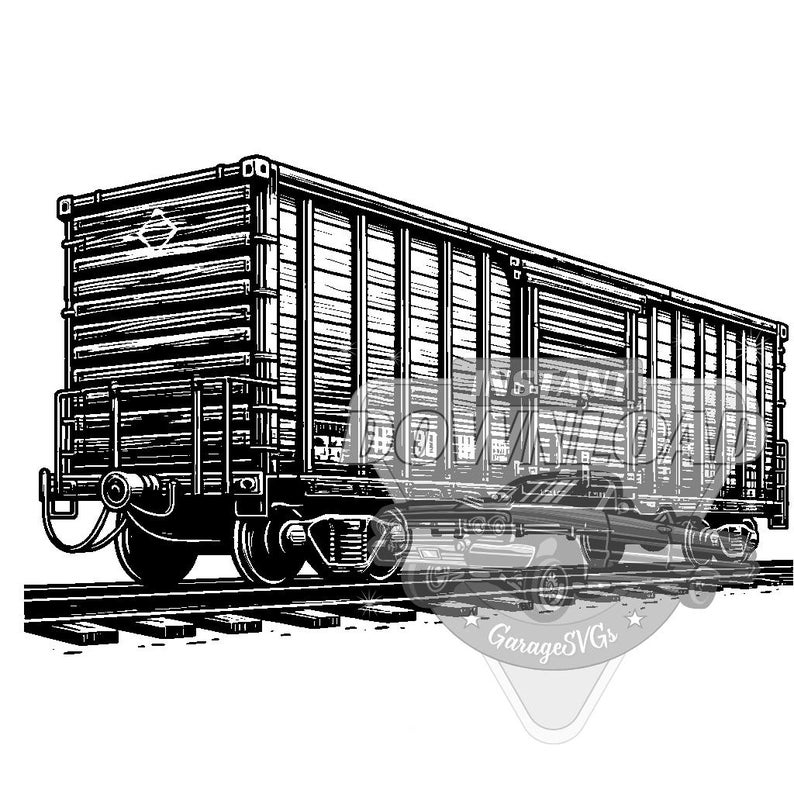 Boxcar SVG Bundle - Etsy