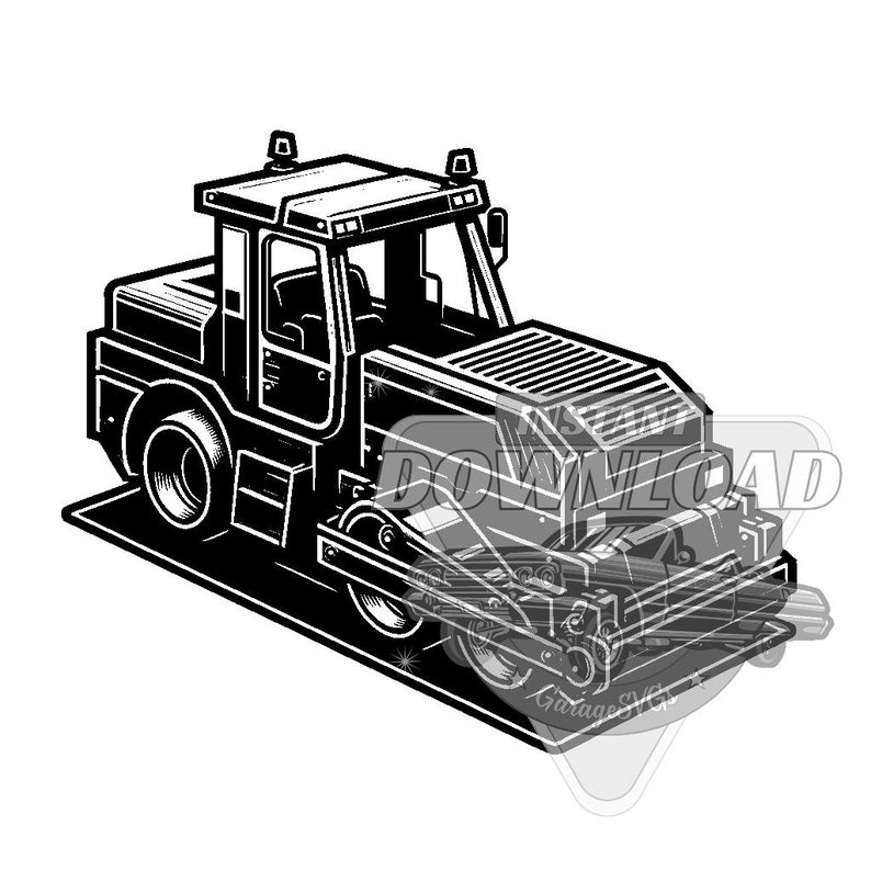 Asphalt Paver SVG Bundle - Etsy