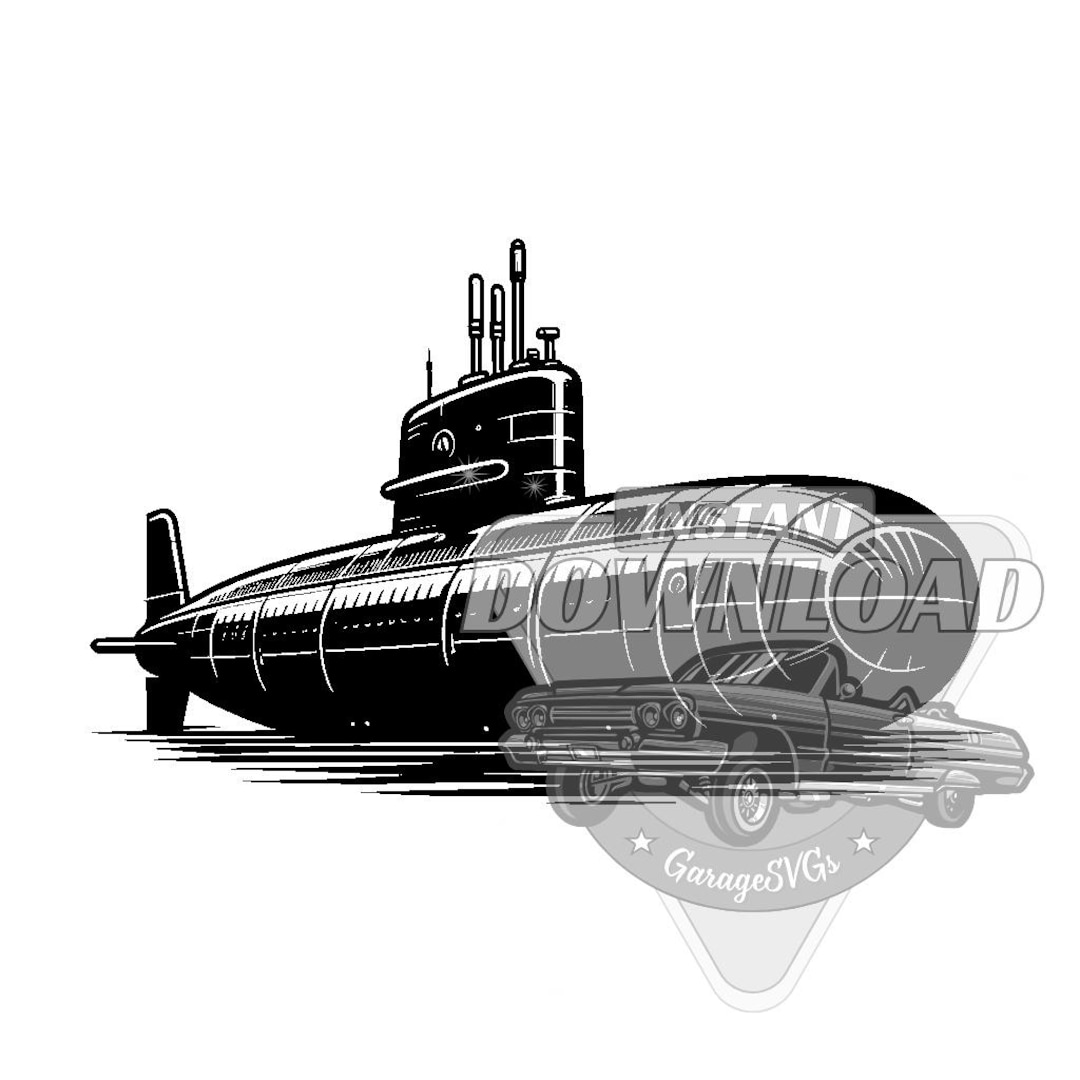 Submarine SVG Bundle - Etsy