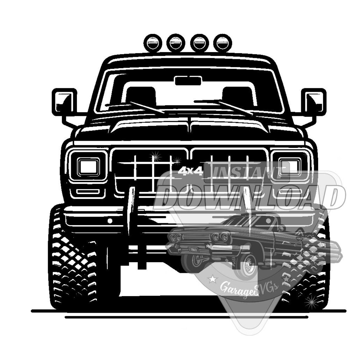 4x4 Truck SVG Bundle - Etsy