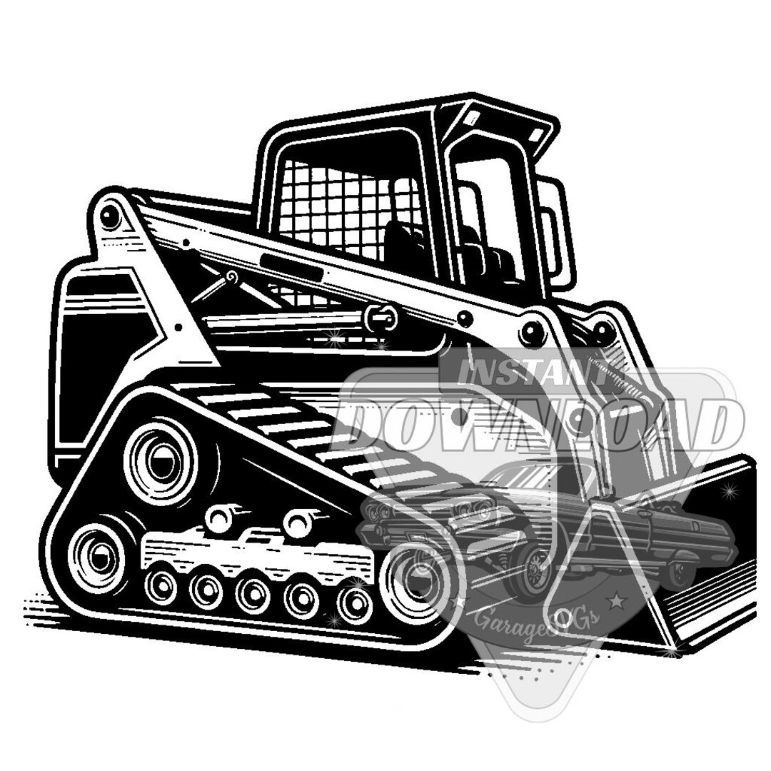 Track Loader SVG Bundle - Etsy