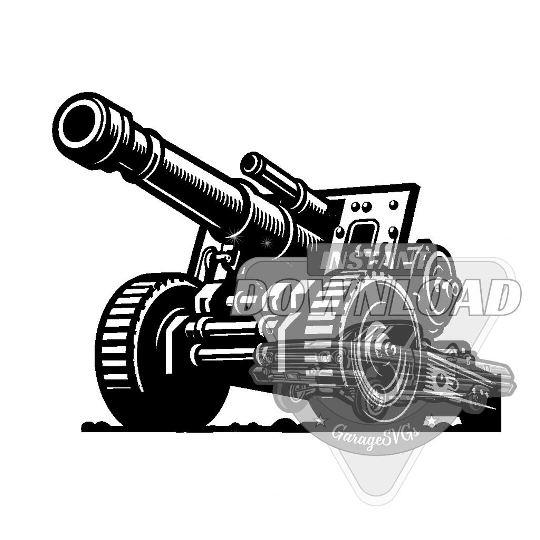 Howitzer SVG Bundle - Etsy
