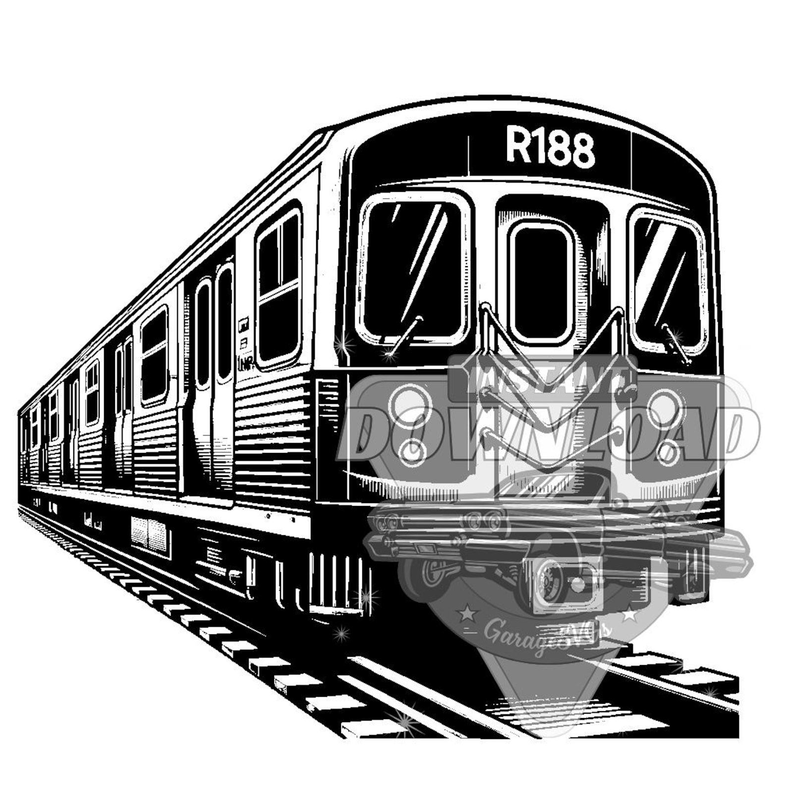 R188 Subway Car SVG Bundle - Etsy