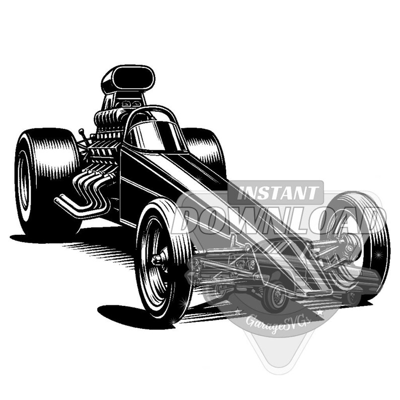 Dragster SVG Bundle - Etsy