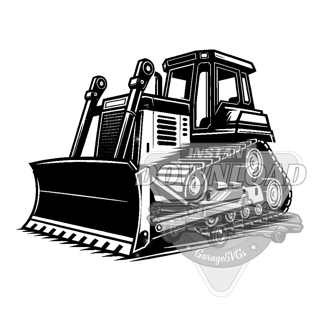 Crawler Dozer SVG Bundle - Etsy Australia