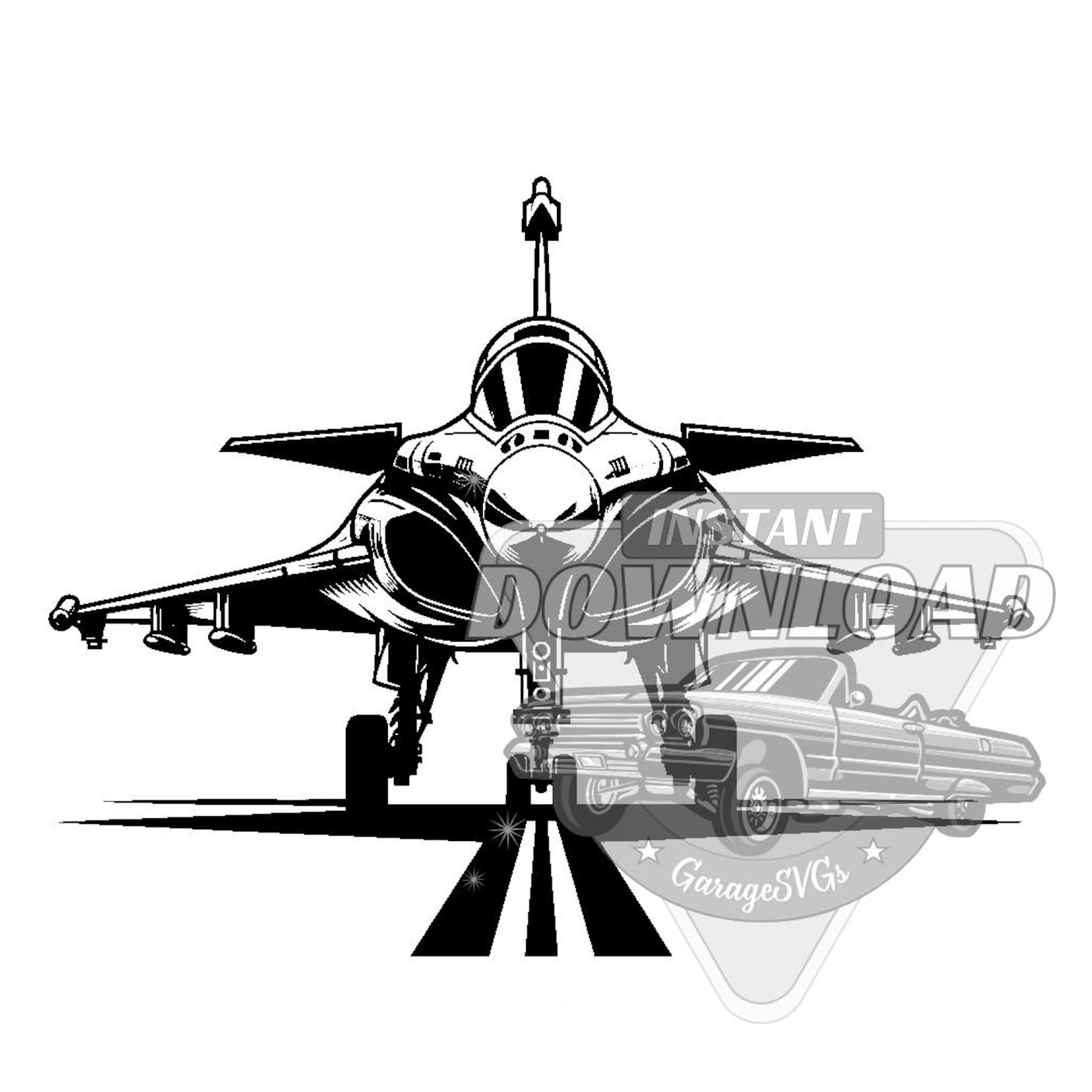 Rafale Fighter Jet SVG Bundle - Etsy