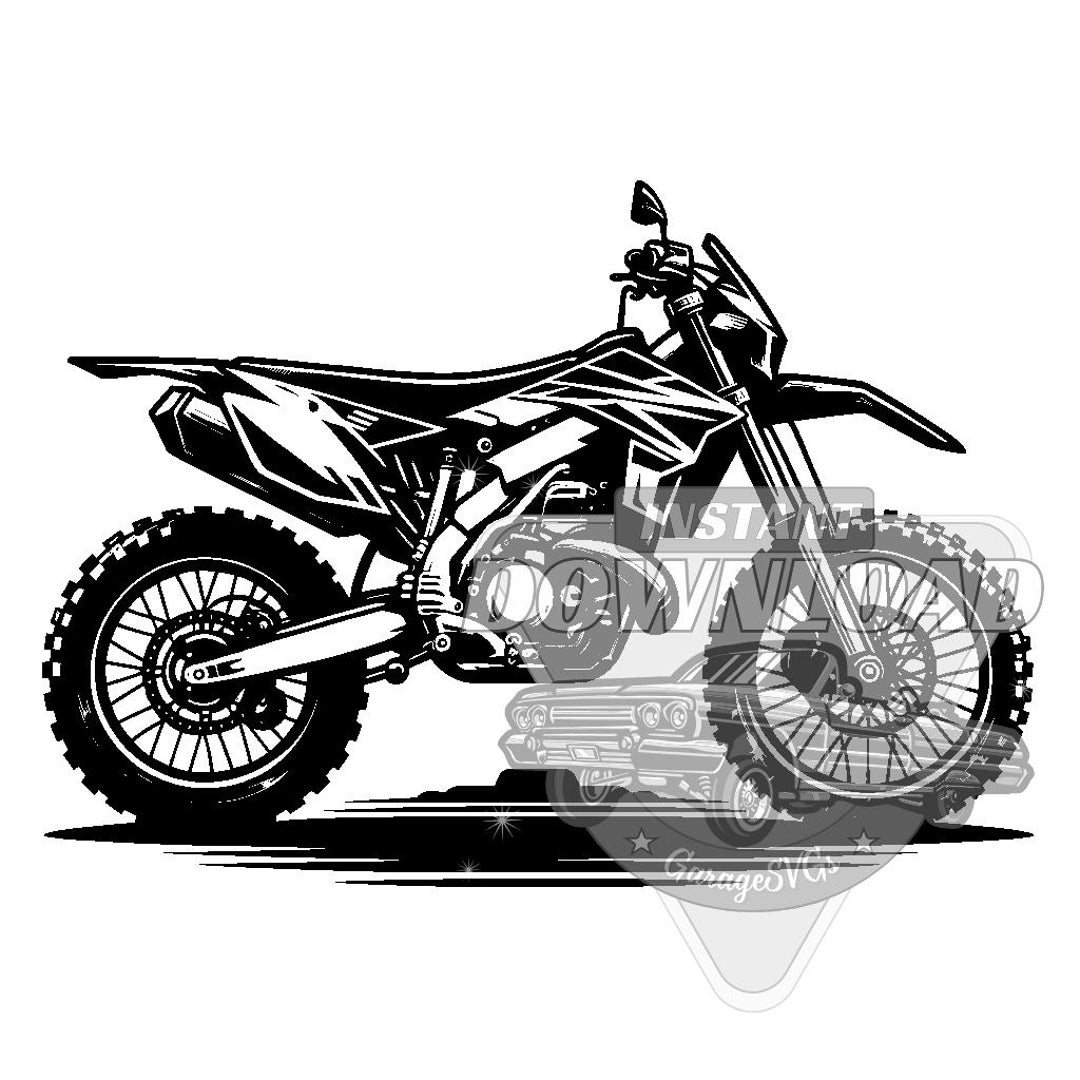 Enduro Motorcycle Svg Bundle Etsy