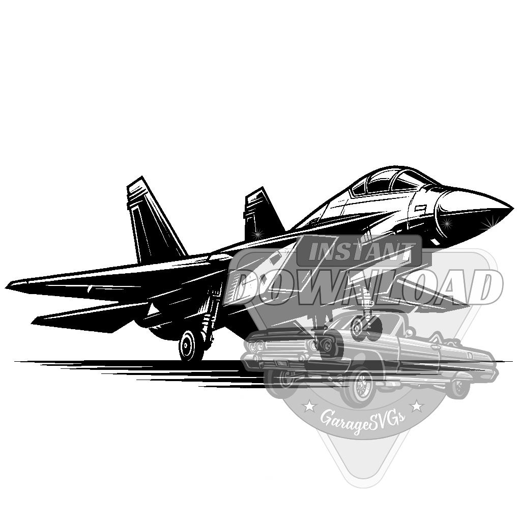 Fighter Jet SVG Bundle - Etsy