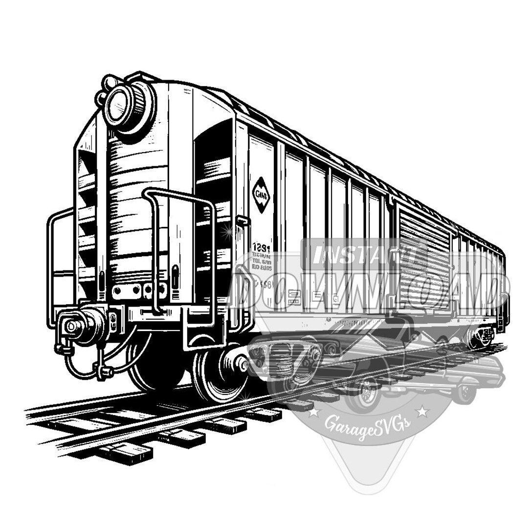 Railcar SVG Bundle - Etsy