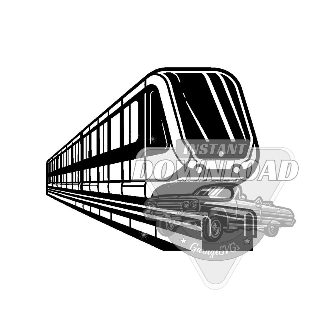 Monorail SVG Bundle - Etsy