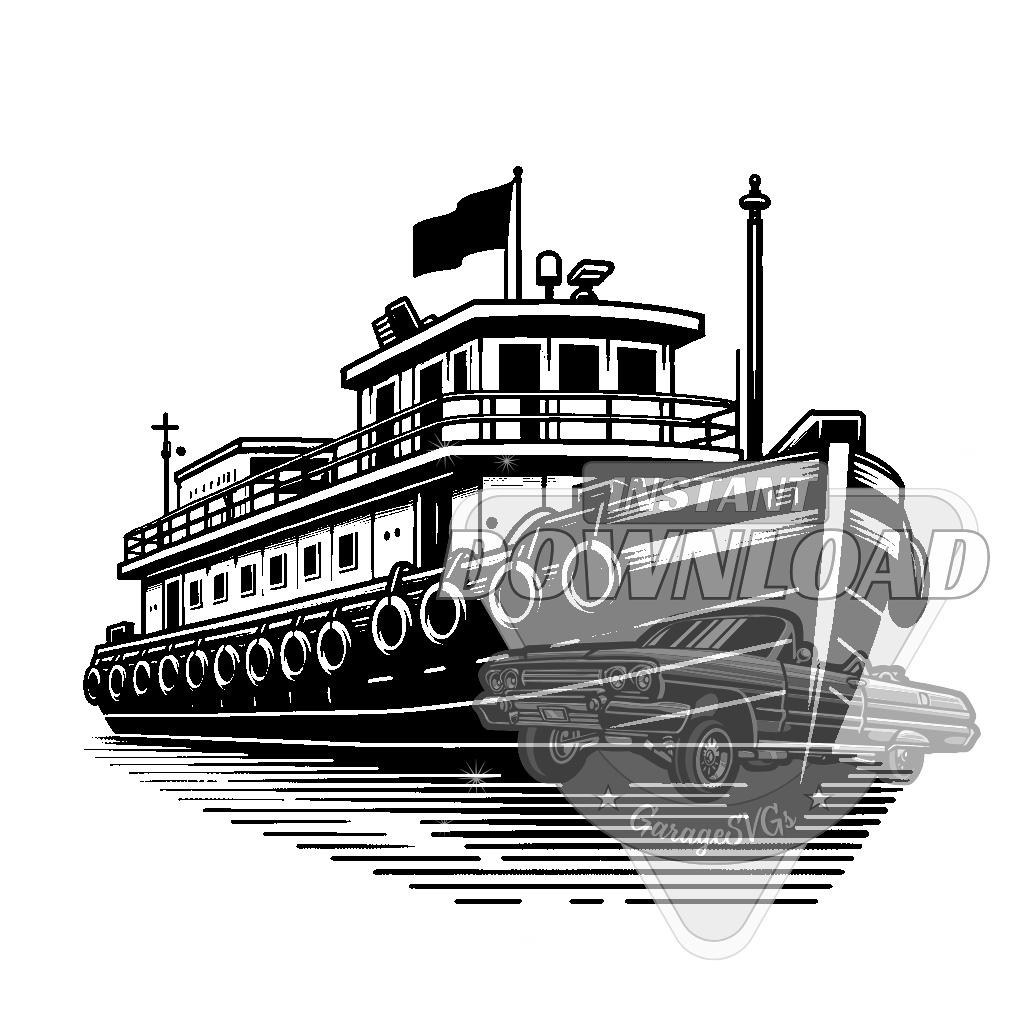 Barge SVG Bundle - Etsy
