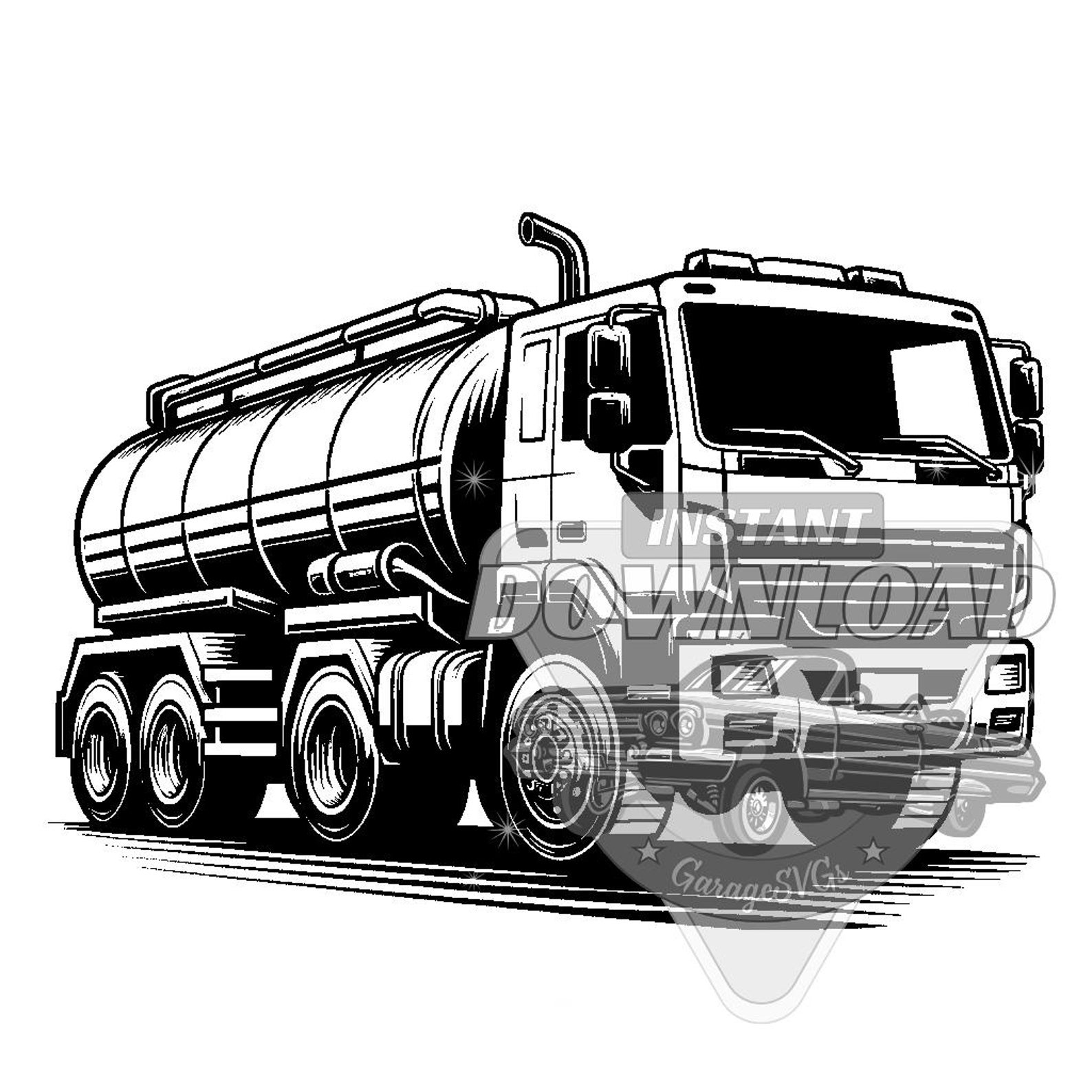 Water Truck SVG Bundle - Etsy