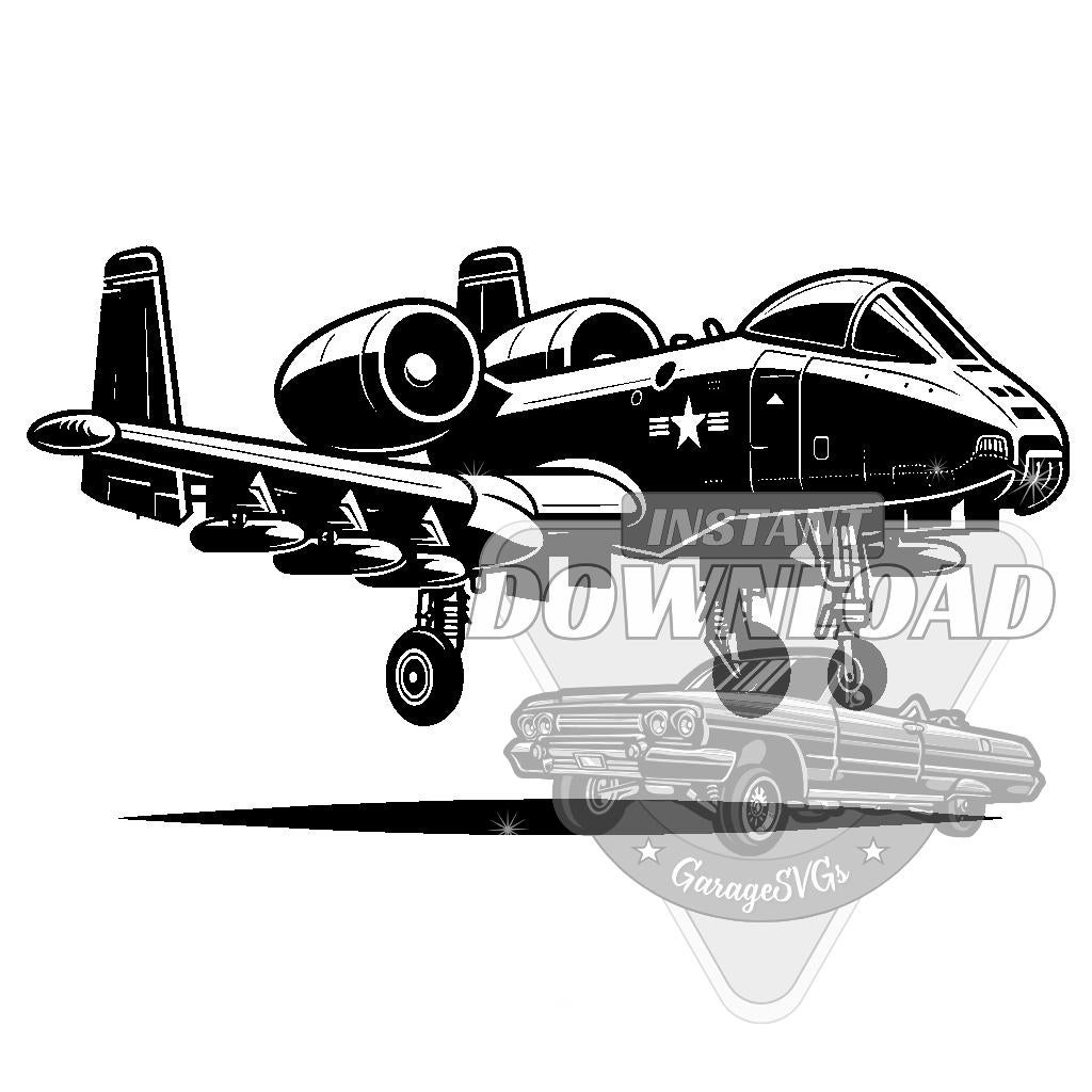A-10 Warthog SVG Bundle - Etsy