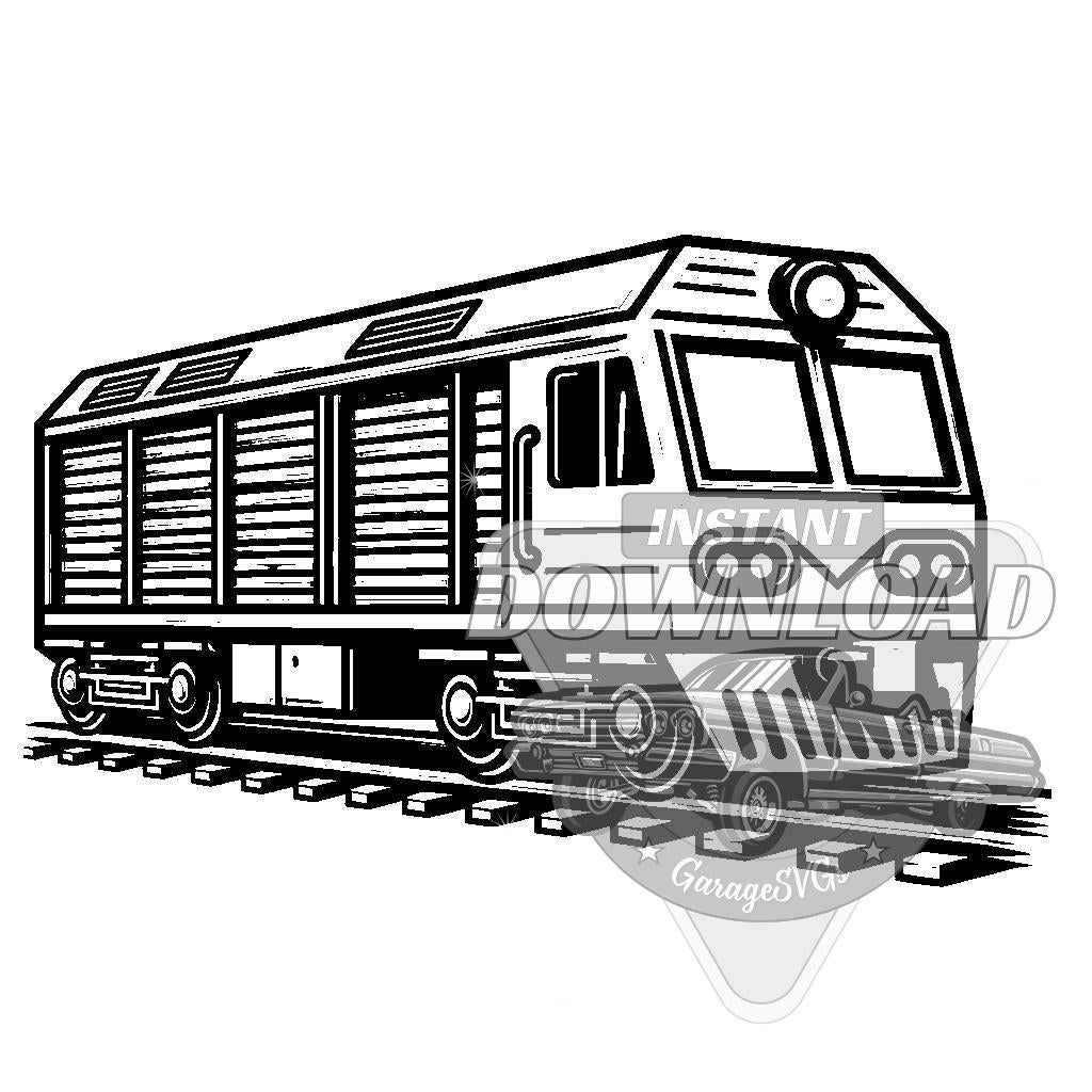 Railcar SVG Bundle - Etsy