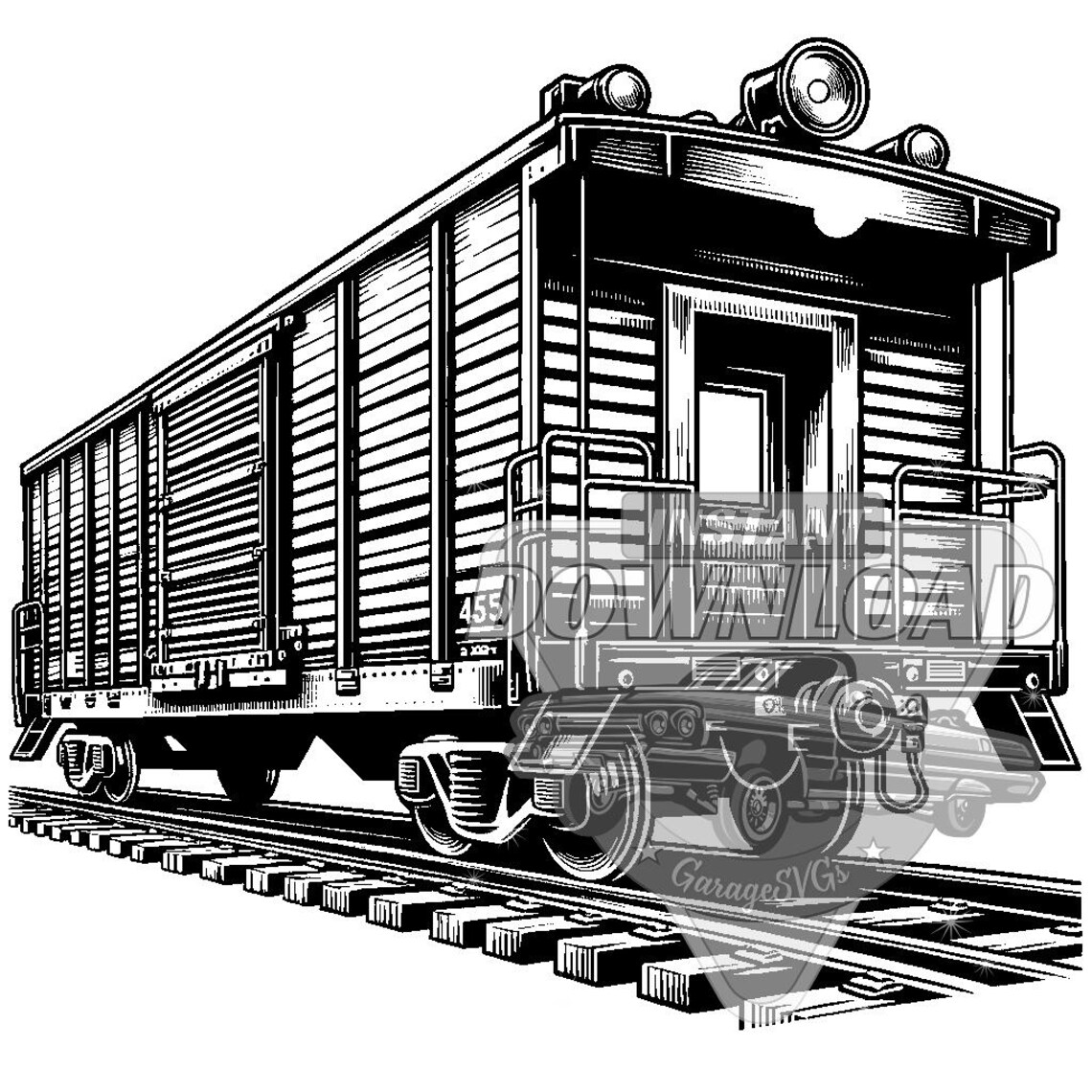 Boxcar SVG Bundle - Etsy