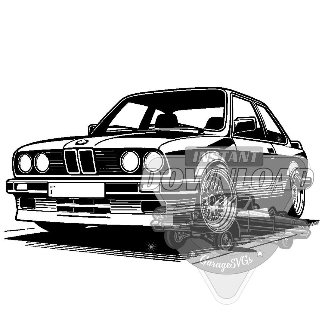 BMW E30 SVG Bundle - Etsy