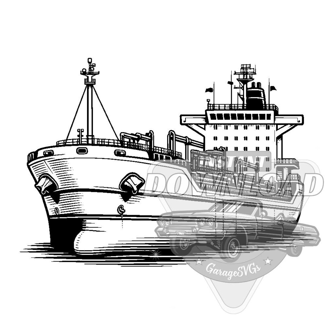 Oil Tanker SVG Bundle - Etsy