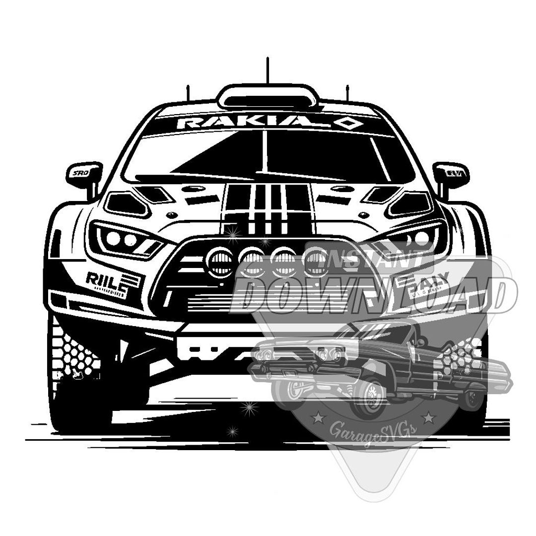 Dakar Rally Car SVG Bundle - Etsy