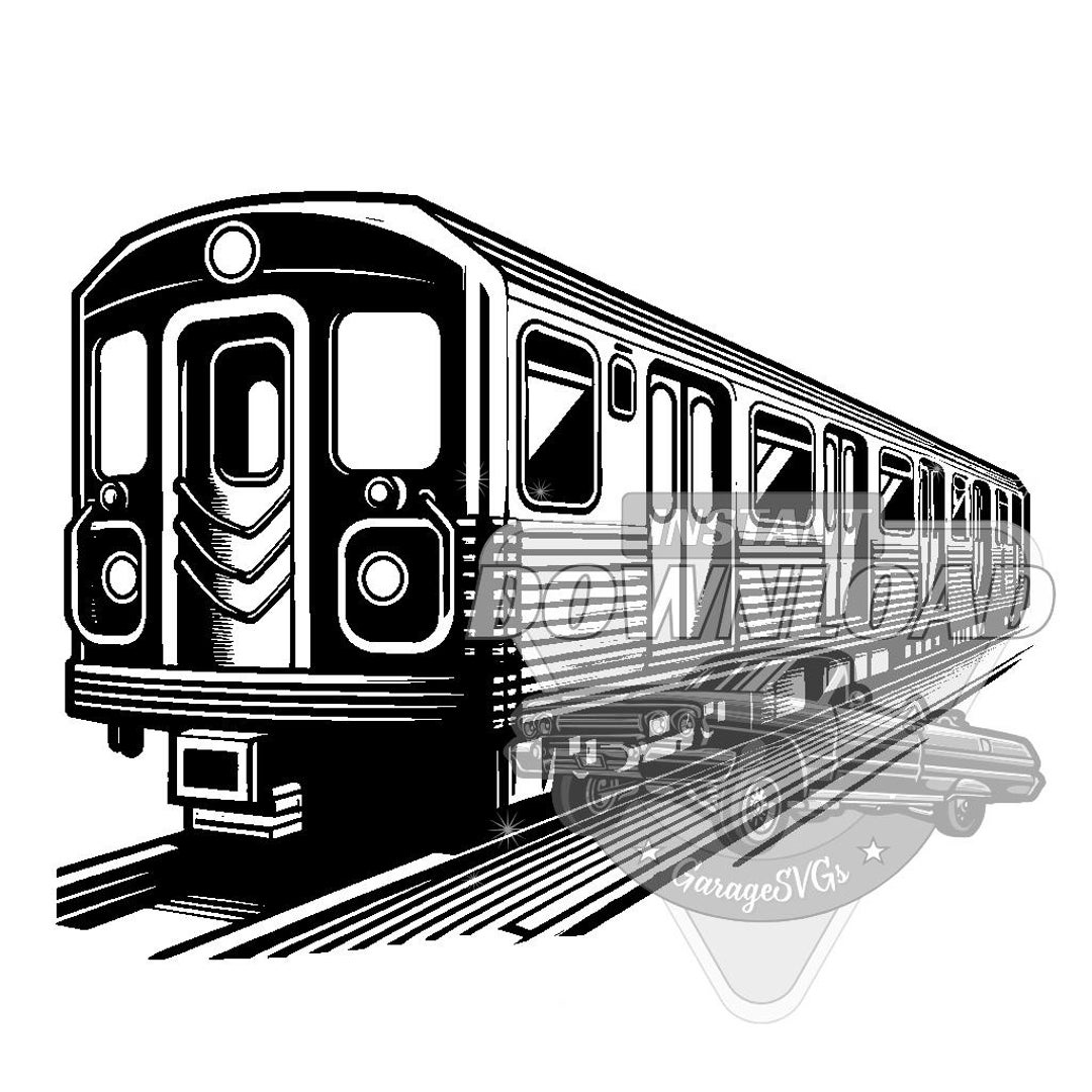 Subway Train SVG Bundle - Etsy