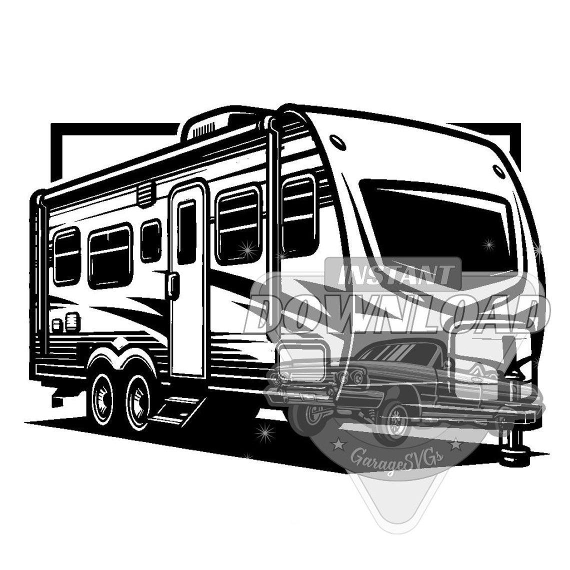 Travel Trailer SVG Bundle - Etsy