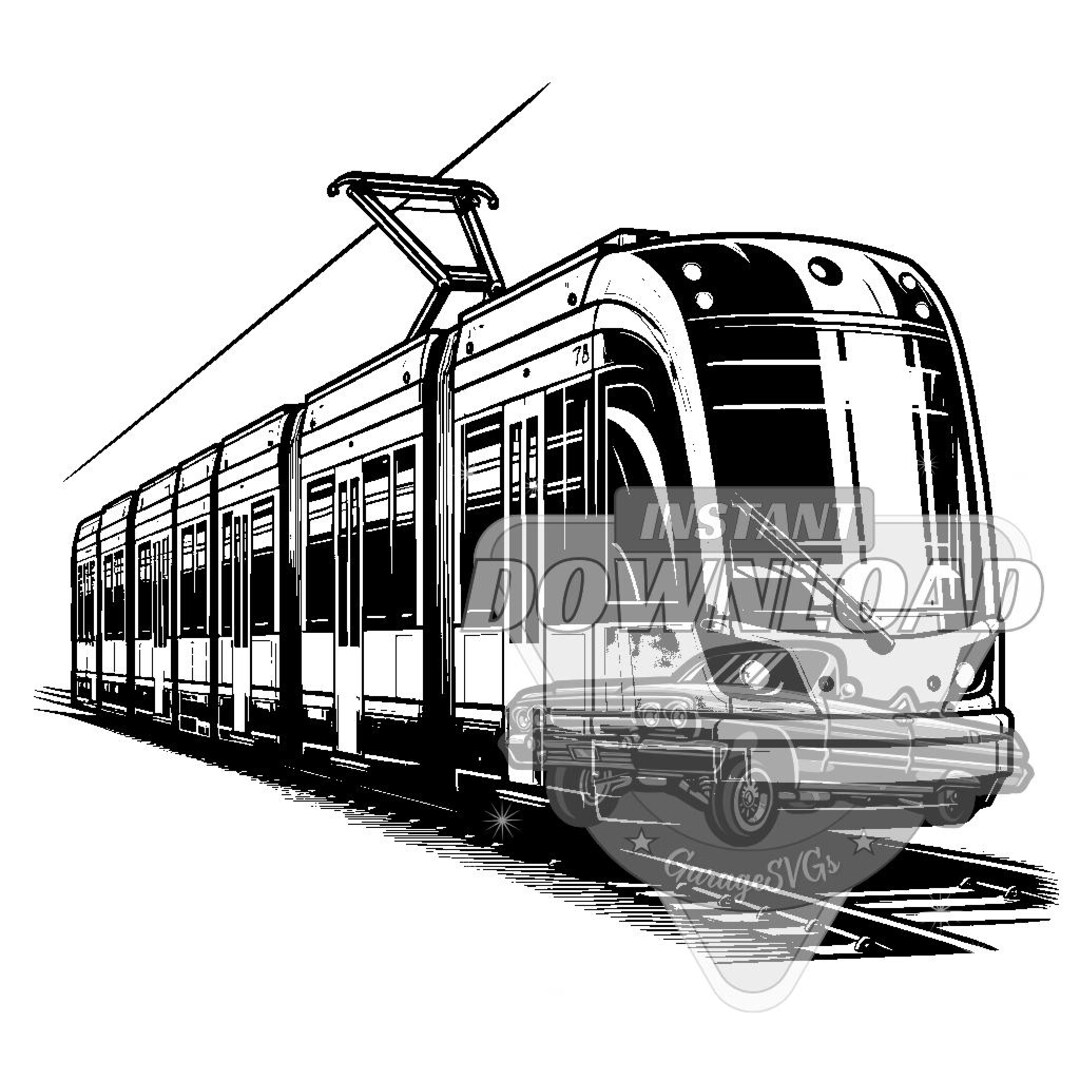 Light Rail Transit SVG Bundle - Etsy