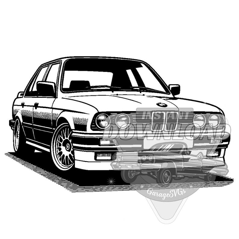 BMW E30 SVG Bundle - Etsy