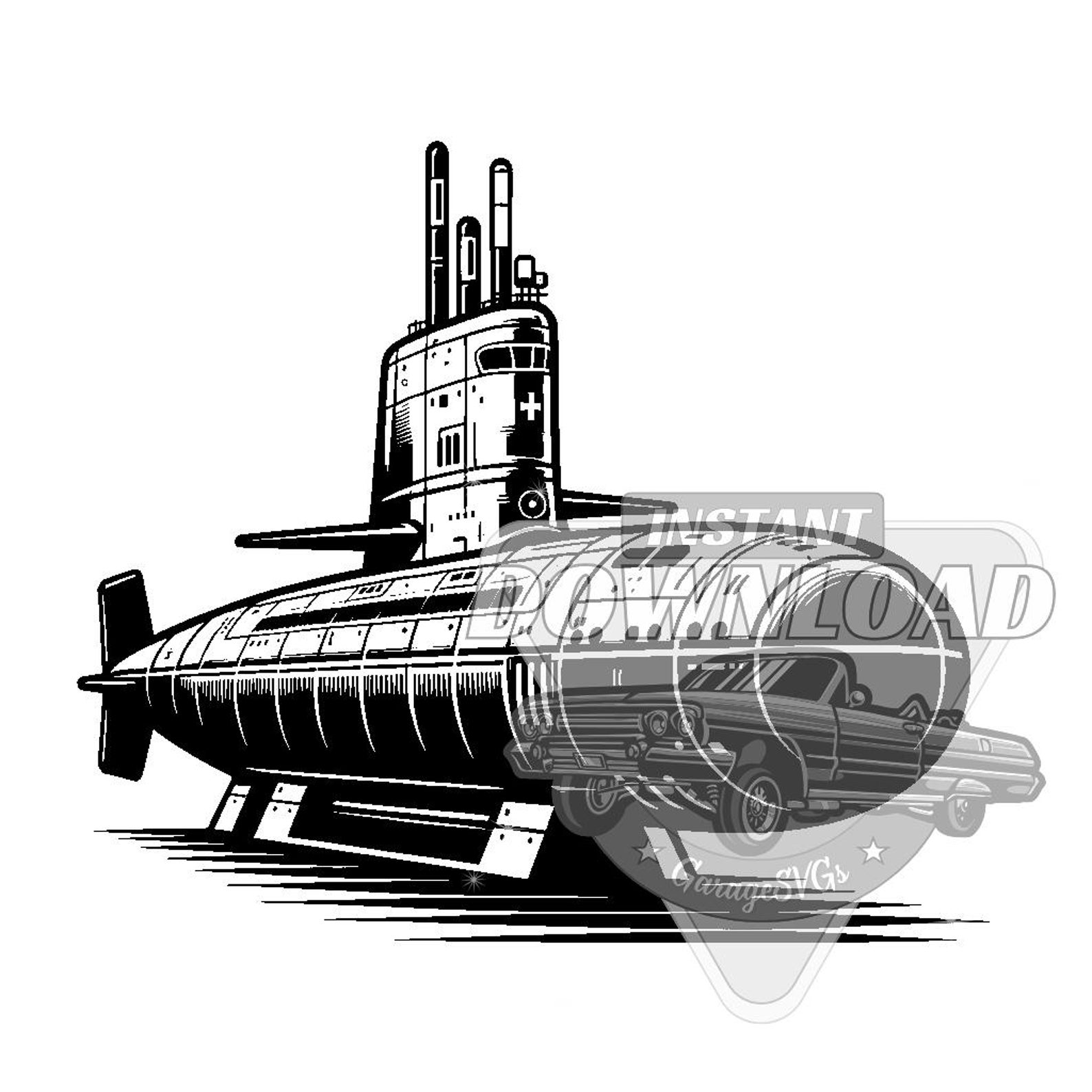 Ballistic Missile Submarine SVG Bundle - Etsy