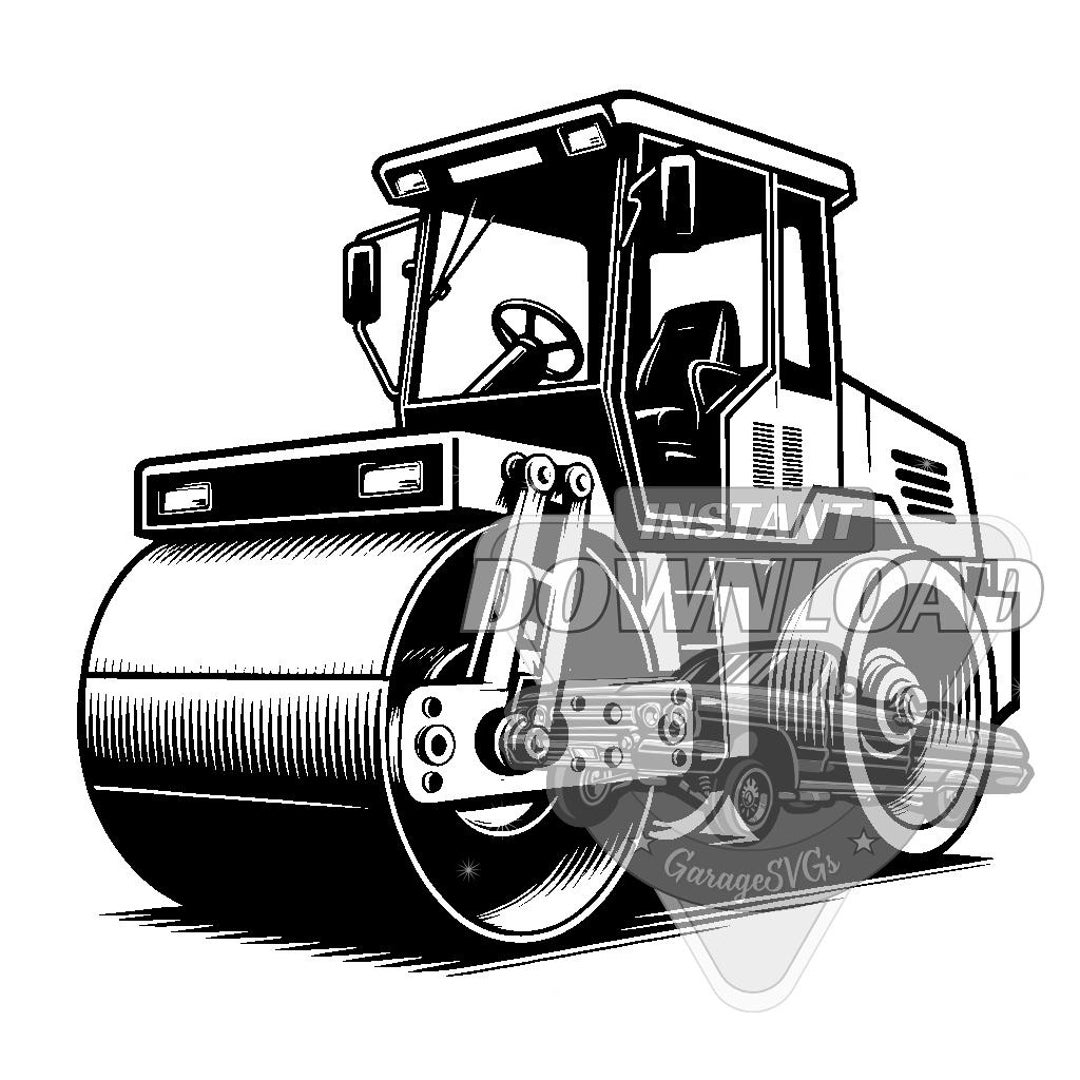 Road Roller SVG Bundle - Etsy