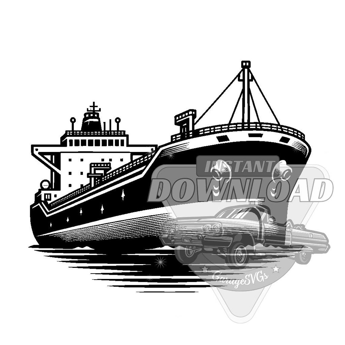 Oil Tanker SVG Bundle - Etsy