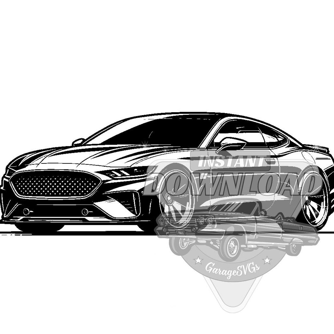 American Luxury Coupe SVG Bundle - Etsy