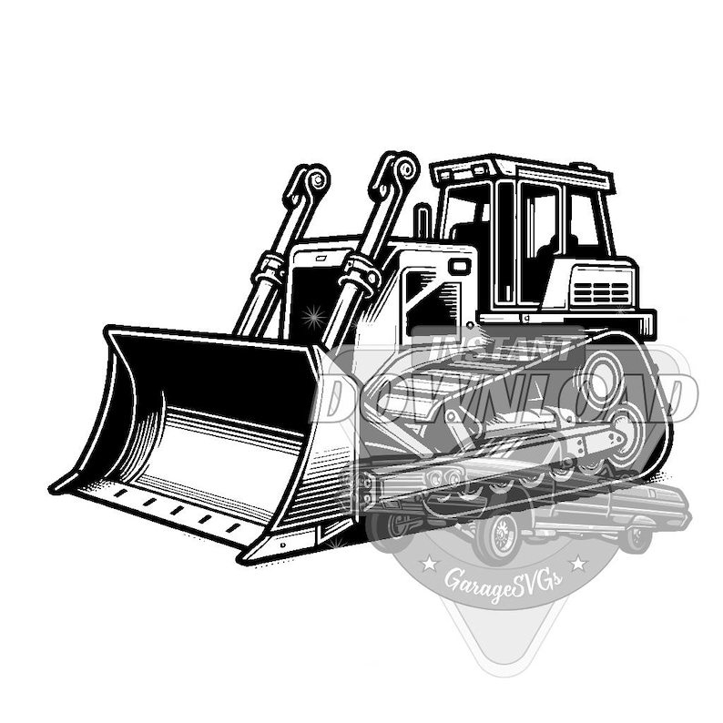 Dozer Shovel SVG Bundle - Etsy